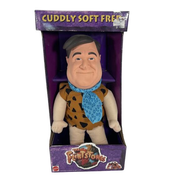 Mattel | Toys | Rare Vintage 993 Flintstones Fred Plush Soft Doll Vinyl ...